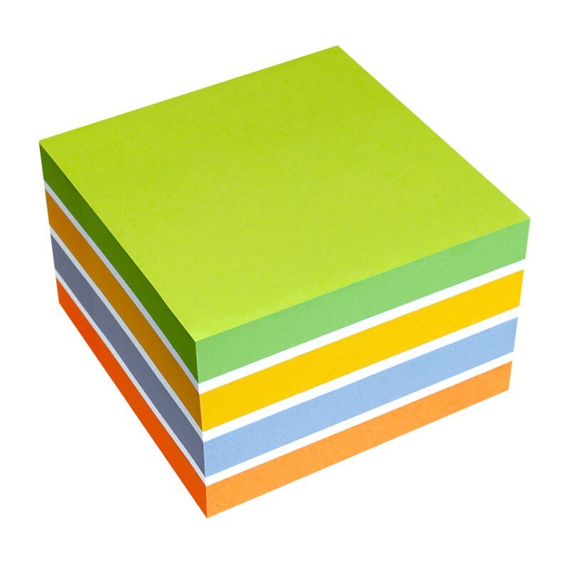 Notas Adhesivas Cubo 75x75 Colores