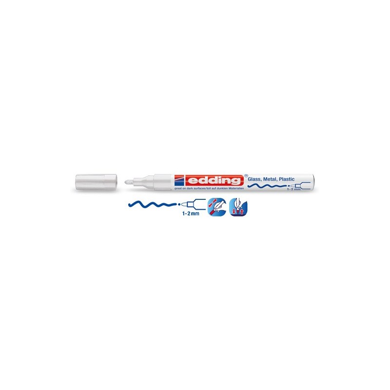 Rotulador Edding 751 Paint Marker Blanco