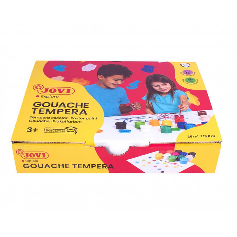 Témpera Jovi 512 c/12 colores 35ml