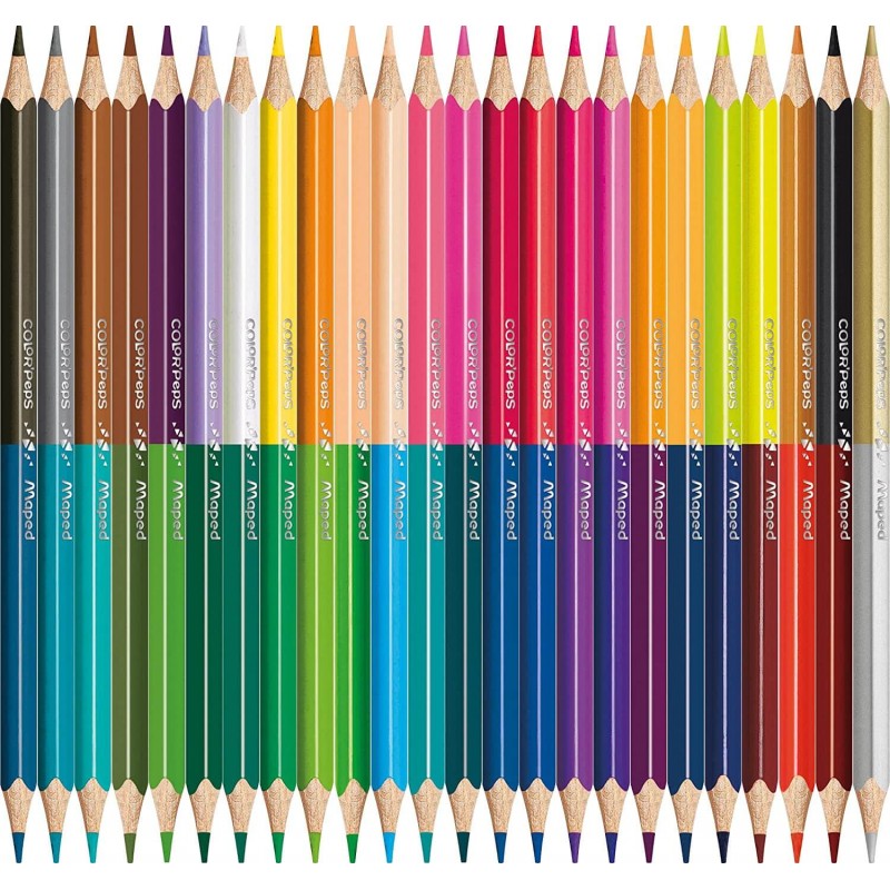 ESTUCHE LÁPIZ BICOLOR 24 UNID. 48COLORES
